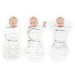 swaddledesigns omni swaddle sack® arms up half-length sleeves & mitten cuffs, easy swaddle transition, hedgehogs, 0-3 month