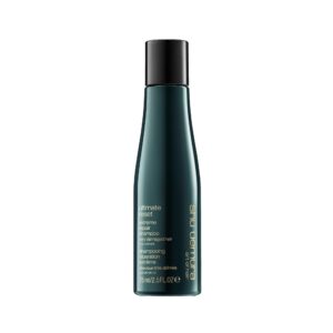 shu uemura ultimate reset extreme repair shampoo | strengthens to reduce breakage and split ends | deeply conditions and nourishes | with japanese rice extract | for dry and very damaged hair