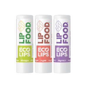 eco lips lip food - nutrient dense & organic lip balm (nourish, plump and protect)