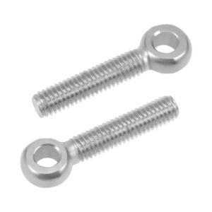 uxcell m6 x 30mm machinery shoulder swing lifting eye bolt 304 stainless steel metric thread 5pcs