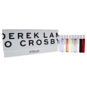 derek lam 10 crosby | eau de parfum | gift set for women | 10-piece perfume collection | 10 unique fragrances | 0.25 oz spray bottles (i0085461)