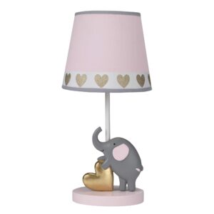 bedtime originals eloise nursery lamp & shade with bulb