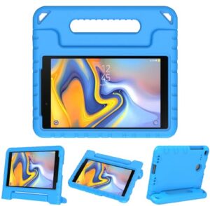 bmouo kids case for samsung galaxy tab a 8.0 2018 sm-t387, shockproof light weight protective handle stand kids case for galaxy tab a 8.0 inch 2018 release sm-t387 - blue