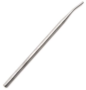 eisco stainless steel probe and seeker, angular blunt end needle, 5" long