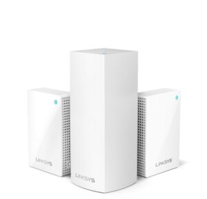 linksys velop plug-in home mesh wifi system, up to 5,000 sq. ft, wifi 5 router + wifi extender bundle - whw0203p