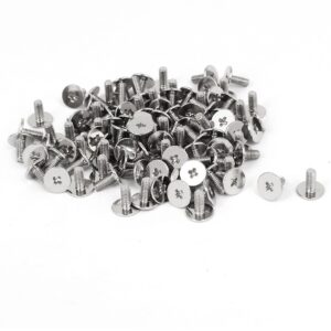 aexit cm2.5x6mm nickel cleaning & repair plated phillips laptop computer repair screw silver computer screws tone 100pcs