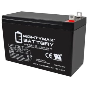 mighty max battery 12v 9ah sla battery replacement for generac gp7500e