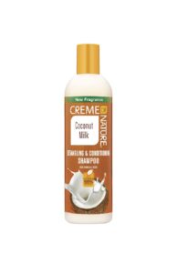 creme of nature shampoo with coconut milk, detangling and conditioning formula for normal hair, 12 fl oz