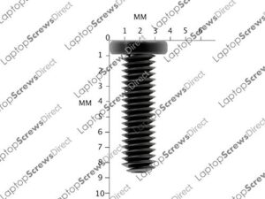 rapidsparesltd pack of 500 m2x8 new black zinc wafer head laptop machine screw philips head