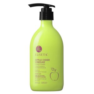 luseta apple cider vinegar conditioner for damaged and oily hair -infused with pyrus malus for clarify & stimulation, sulfate free paraben free 16.9oz