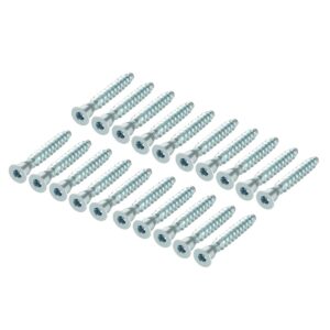 uxcell furniture confirmat screw 7x49mm hex socket wood screws zinc plated 20pcs