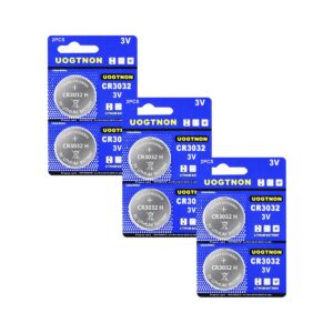 uogtnon cr3032 (br3032) 3v lithium battery (6 - pack)