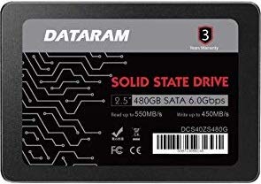 dataram 480gb 2.5" ssd drive solid state drive compatible with hp zbook 15u g4