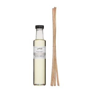 lafco new york reed diffuser refill, star magnolia - 8.4 oz - up to 4-month fragrance life - includes natural wood reeds - free of dyes & propellants - made in the usa