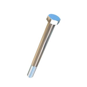 allied titanium 0001026, (pack of 3) 3/8-16 x 4 unc titanium hex head bolt, grade 2 (cp)