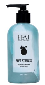 soft strands conditioner by hai - deep cleansing and moisturizing professional formula w/pump