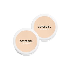 covergirl trublend pressed blendable powder, translucent fair, 0.39 oz, pack of 2 (packaging may vary)