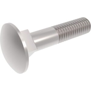 5/16 in-18 x 2-1/2 carriage bolt chrome plated steel. (pack of 15) 5/16''-18, 15