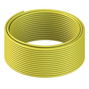 linkup - cat8 ethernet cable s/ftp 22awg screened solid cable | 2000mhz (2ghz) up to 40gbps | future 5th-gen ethernet lan network 40g structure wires |yellow| 100 meter bulk (termination required)