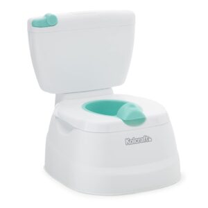 kolcraft my mini potty training toilet, training potty for toddlers, 2-in-1 potty seat for boys and girls - white