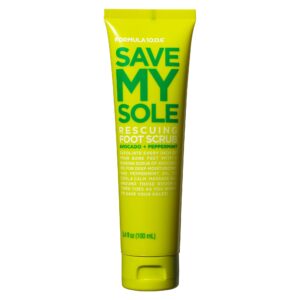 formula 10.0.6 - save my sole rescuing foot scrub exfoliating foot treatment 3.4 fl oz (100ml)