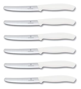 victorinox - tomato knife 4.25-inch white limited edition (white) (6 pack)