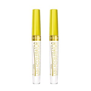 rimmel lash accelerator serum, clear, 11ml, pack of 2 (total 22 ml)