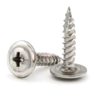 #8 phillips modified truss head stainless steel lath screws #8 x 1-1/4" qty 100