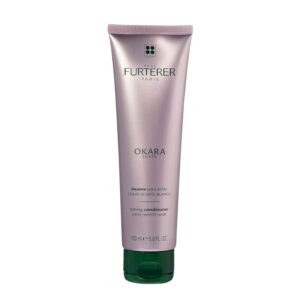 rene furterer okara silver toning conditioner, purple conditioner for blonde, white, grey, silver, pastel hair, 5 fl oz