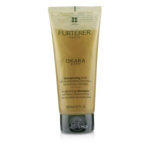 rene furterer okara blonde brightening shampoo, natural highlighted & bleached blonde, 6.7 oz.