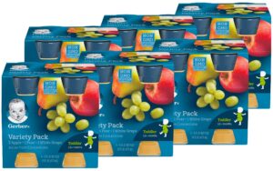 gerber juice fruit 2 apple, 1 pear, 1 white grape juices from concentrate variety 16 fl oz (pack of 6)