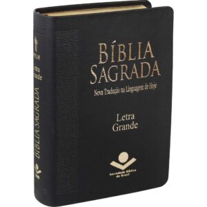 bíblia sagrada letra grande - preta - sbb