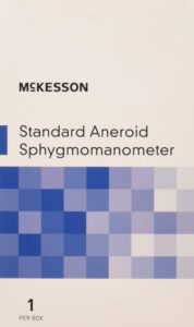 31972500 aneroid sphygmomanometer mckesson pocket style hand held 2-tube adult arm