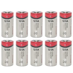 rayovac rl123a lithium cr123a 3v photo lithium batteries bulk (10 batteries)