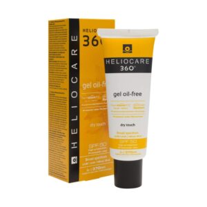 heliocare 360 spf 50+ oil-free gel 50ml - uva and uvb rays protector - sun care