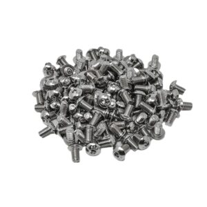 pack of 100 zyltech m5x8 chrome plated high strength machine screw for aluminum extrusion