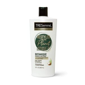 tresemmé botanique conditioner nourish and replenish coconut and aloe vera paraben-free, dye-free, silicone free conditioner 22 oz