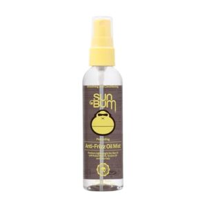 sun bum protecting anti-frizz oil mist | vegan and cruelty free moisturizing hair protector spray for all hair types | 3 oz