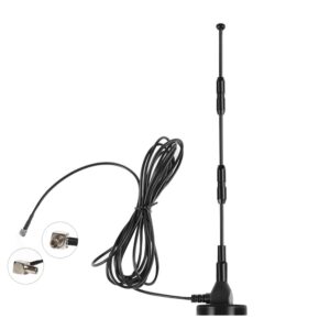 chhliut high gain ts9 antenna 4g lte 2.4ghz antenna 20dbi omni directional antenna with magnetic stand base 9.8ft extension cable