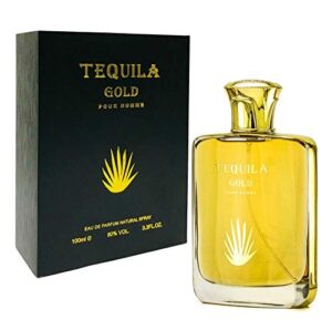 tequila gold pour homme eau de parfum spray 3.4 oz for men