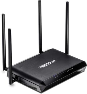 trendnet ac2600 mu-mimo, wireless gigabit router, equipped with beamforming antennas ideal for extreme 4k streaming and lag free gaming, tew-827dru (renewed)