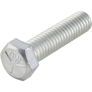 global industrial hex head cap screw, electro-galvanized zinc, 3/8-16" x 1-1/2", lot of 25