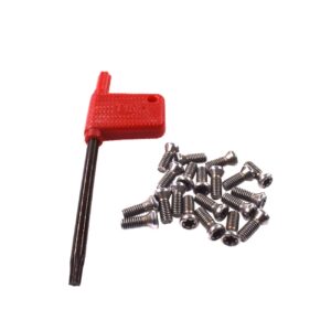 hgc 20pcs m3.5x10 alloy steel torx screws for replaces carbide insert cnc lathe tool