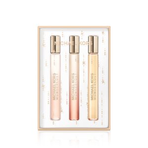 michael kors wonderlust 3 piece purse spray set for women (includes 3x 0.34 fl oz purse spray)