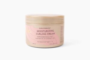 keracare curlessence moisturizing coconut curling cream - with jamaican black castor oil & coconut oil - for curly hair - silicone and paraben free - 11.25 oz