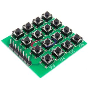 reland sung 8pin 4x4 4 * 4 matrix 16 keys button keypad keyboard module mcu