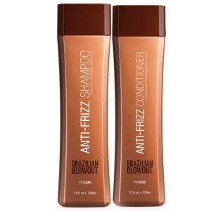 brazilian blowout anti-frizz shampoo & conditioner,2 count (pack of 1)