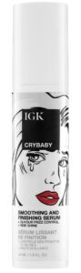 igk crybaby anti-frizz smoothing and finishing serum 44 ml / 1.5 oz