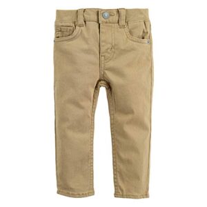 levi's baby boys skinny fit pants, harvest gold, 24m