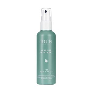 idun minerals - leave-in treatment for scalp and hair - moisturizing conditioner for damaged hair, with vitamins b and e - cruelty free, 100% vegan hair care - 3.38 fl oz spray